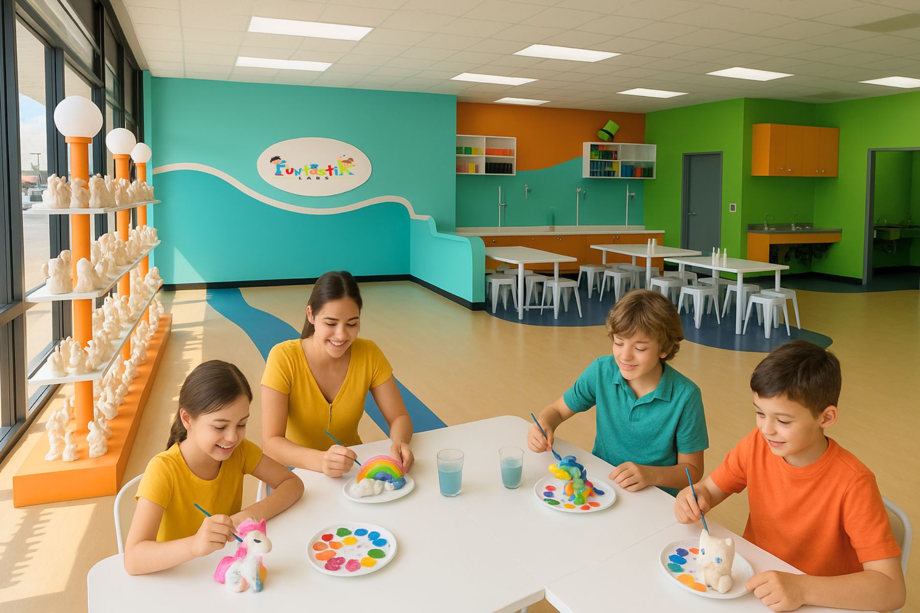 Ceramic & Pottery Figurine Painting Houston | Funtastik Labs